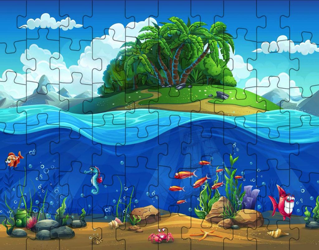 Ocean Puzzle ~ Kids Puzzles - 12 to 1000 Pieces - Made in Oz