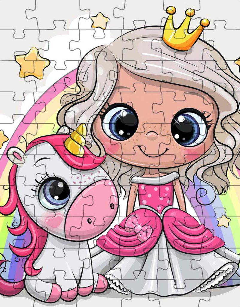 Unicorn Princess Puzzle ~ Kids Puzzles - 12 to 1000 Pieces - Made in Oz